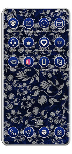 Get a Stylish Floral Pattern Theme with +50 Additional App Icons for ...