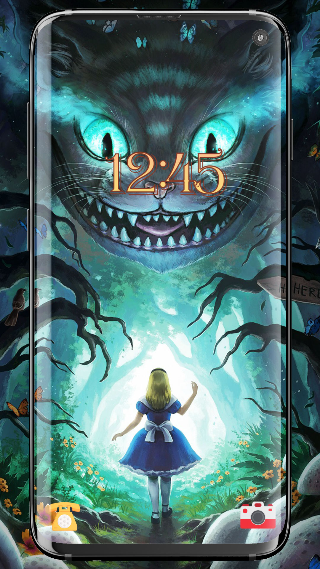 JoJoesArt – Alice Entering Wonderland – (AOD) | Themes & Watch Faces