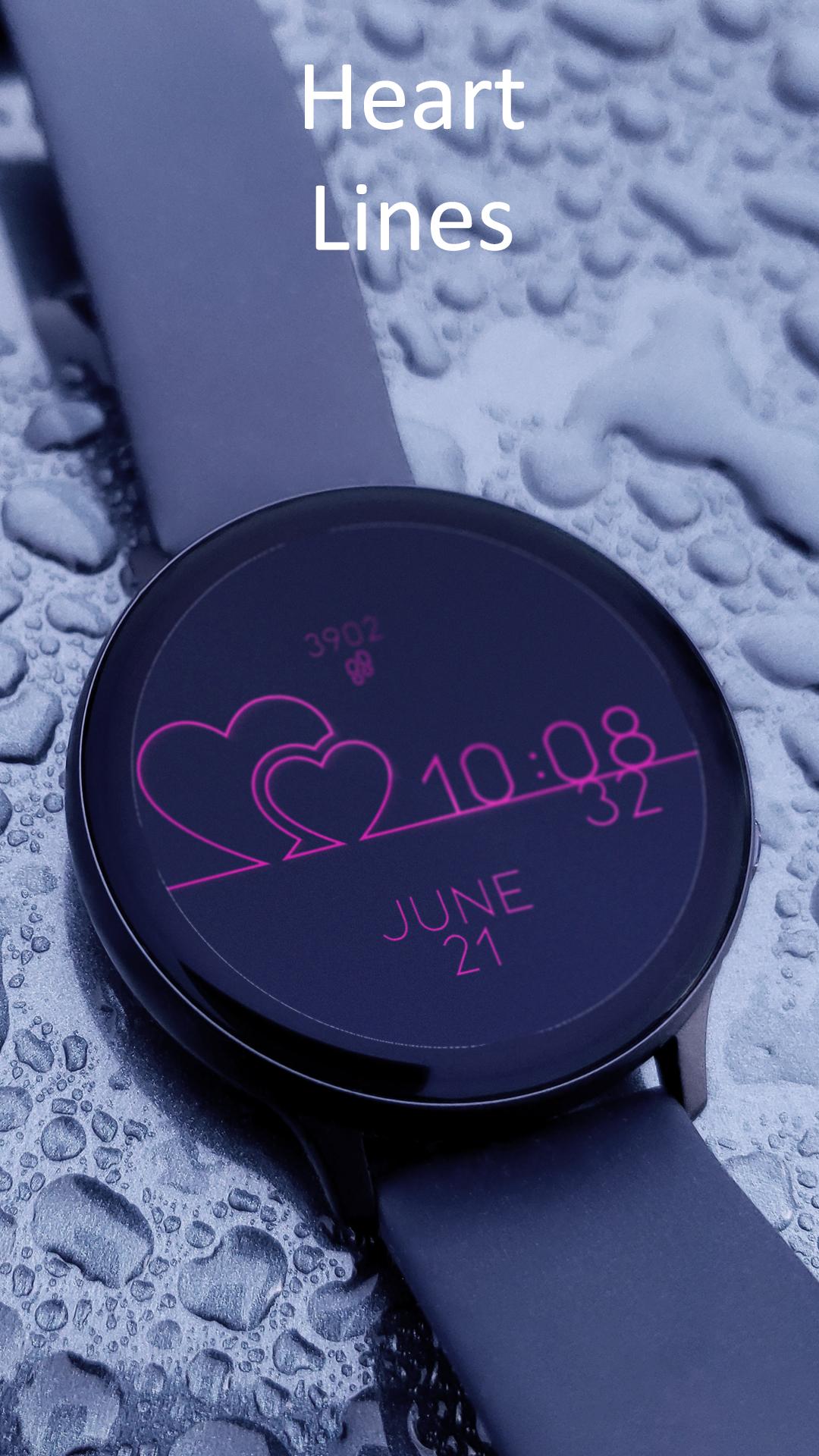 Heart Lines Watch Face: The Perfect Gift for Your Loved One | Analog ...